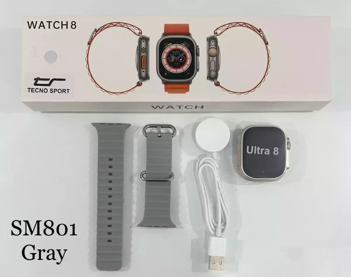 RELOJ SM801 SMART WATCH GRAY a $28.93 | Fragancias Oasis | Puerto Rico
