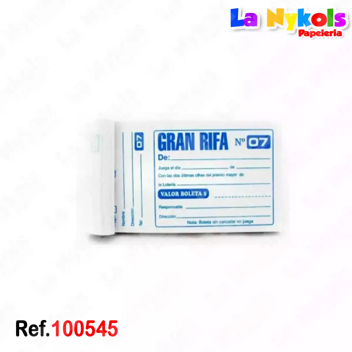 TALONARIO DE RIFA PEQUEÑO a $2,500.00 | Comprelo a domicilo | Colombia